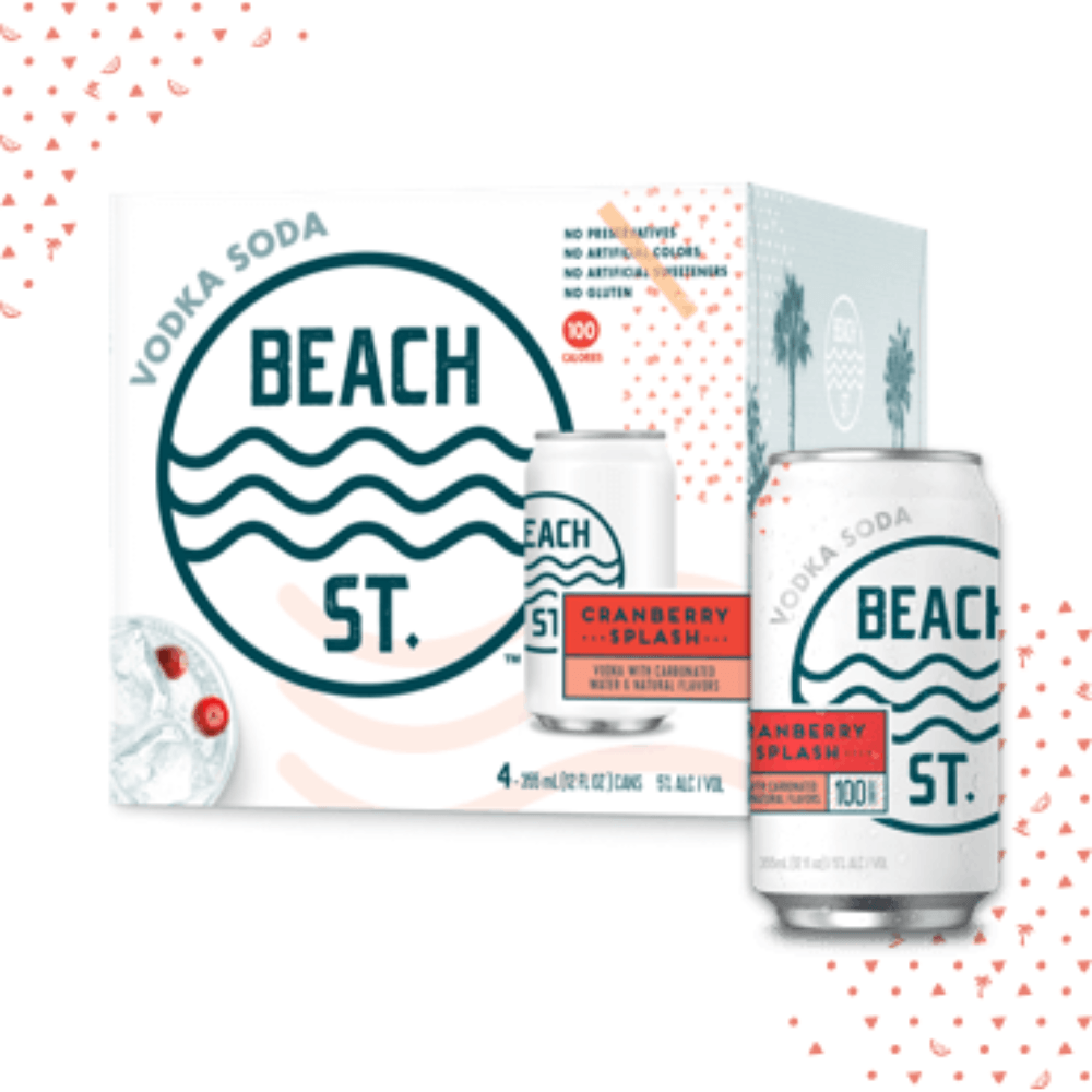 BEACH ST. Vodka Soda Cranberry Splash – Liquor Royale
