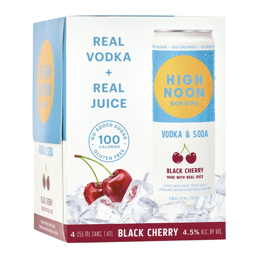 High Noon Black Cherry 4 Pack – Liquor Royale