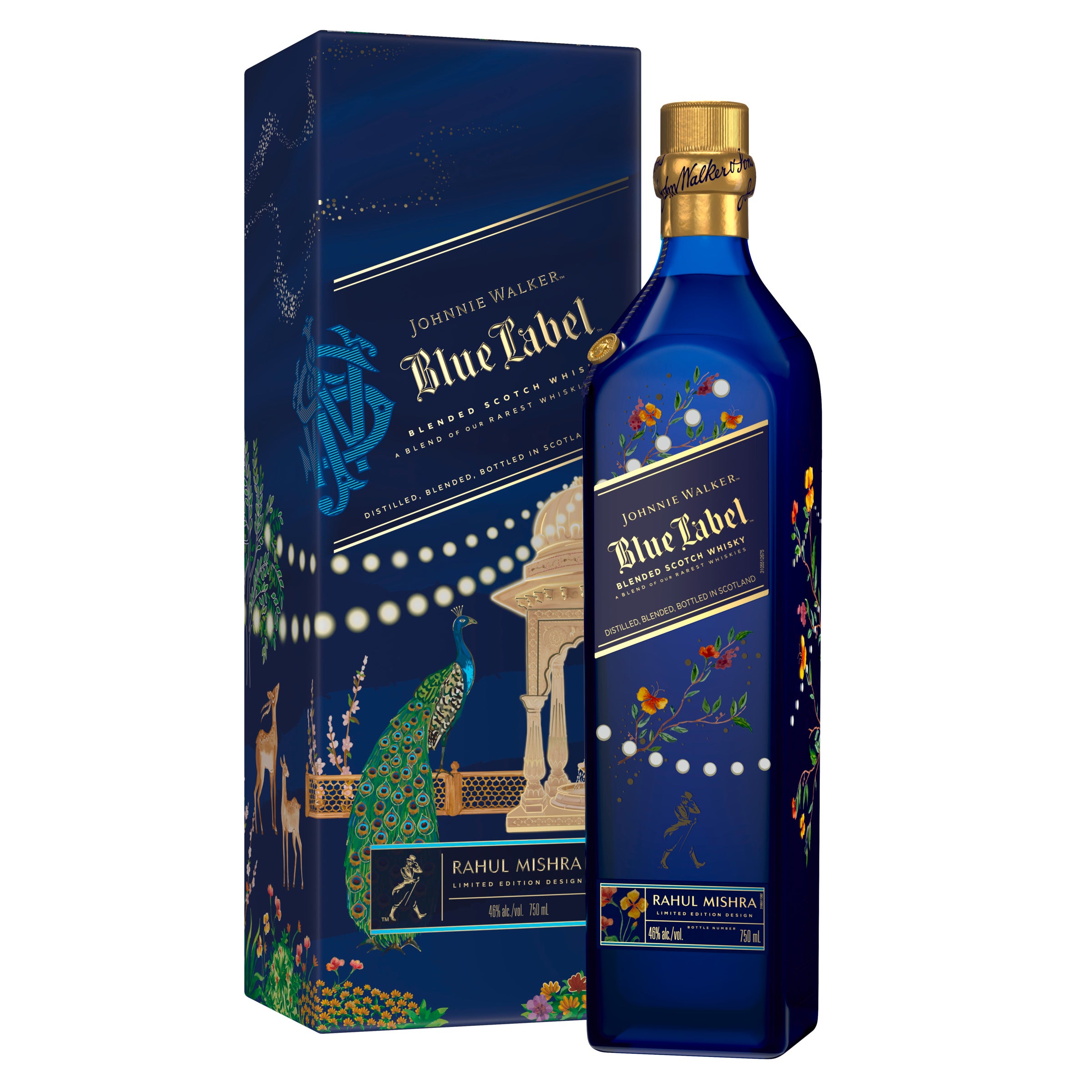 Johnnie Walker Blue Label x Rahul Mishra Diwali Limited Edition 750ml ...